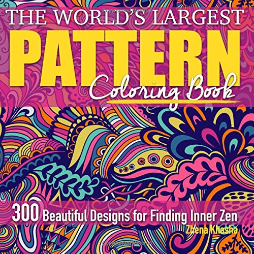 Amazon.com: The World's Largest Pattern Coloring Book: 300 Beautiful ...