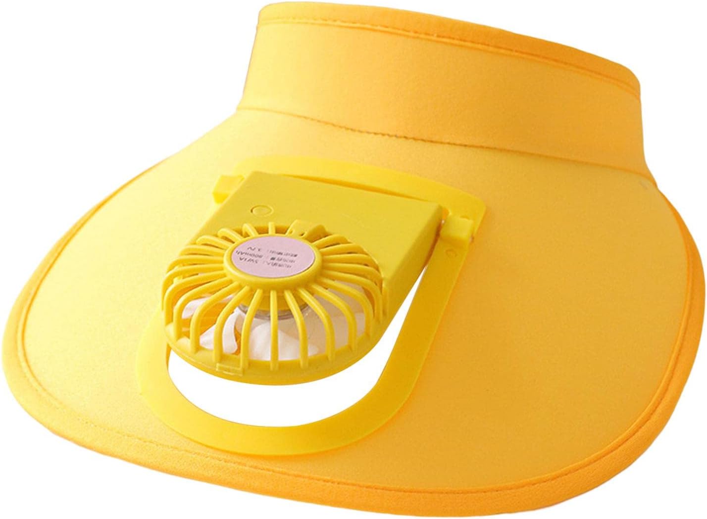 AMLESO Sun Visor Hat with Fan, Fan Visor Hat Summer Cooling Fan Hat for ...