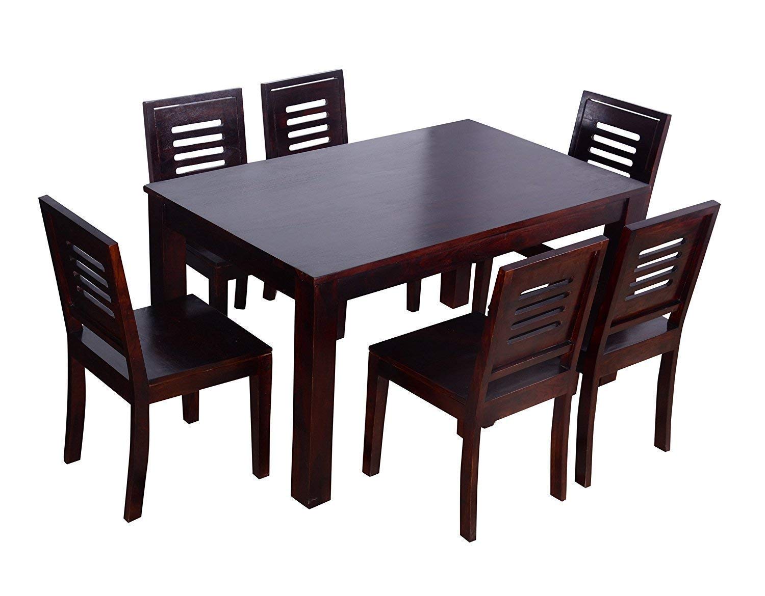 MODWAY Sheesham Wood 6 Seater Dining Table Set With 6 Chairs For Living modway-sheesham-wood-6-seater-dining-table-set-with-6-chairs-for-living