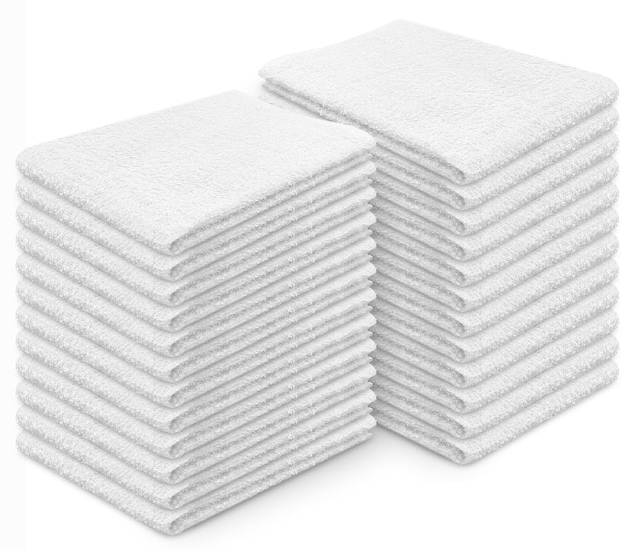 Amazon.com: Bar Mop Towels Pack of 24 100% Cotton Bar Towels Highly ...