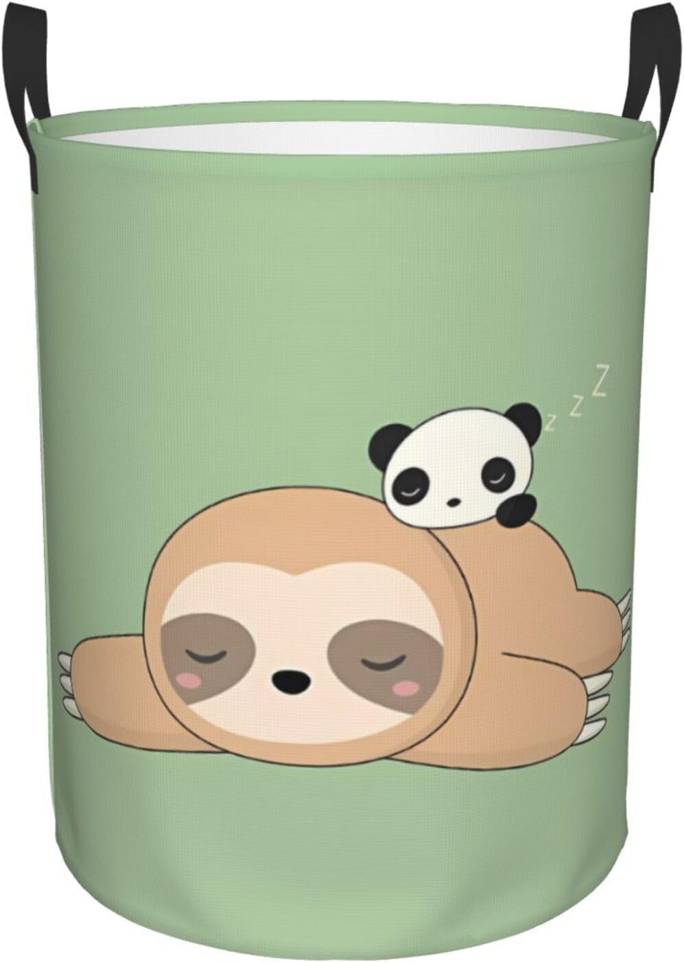 Amazon.com: Cute Panda and Sloth Circular Hamper - Waterproof Dirty ...