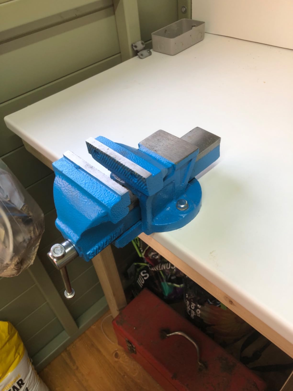 Silverline Workshop Vice 100mm (4") Jaw Capacity 100mm / 5kg (938601 ...