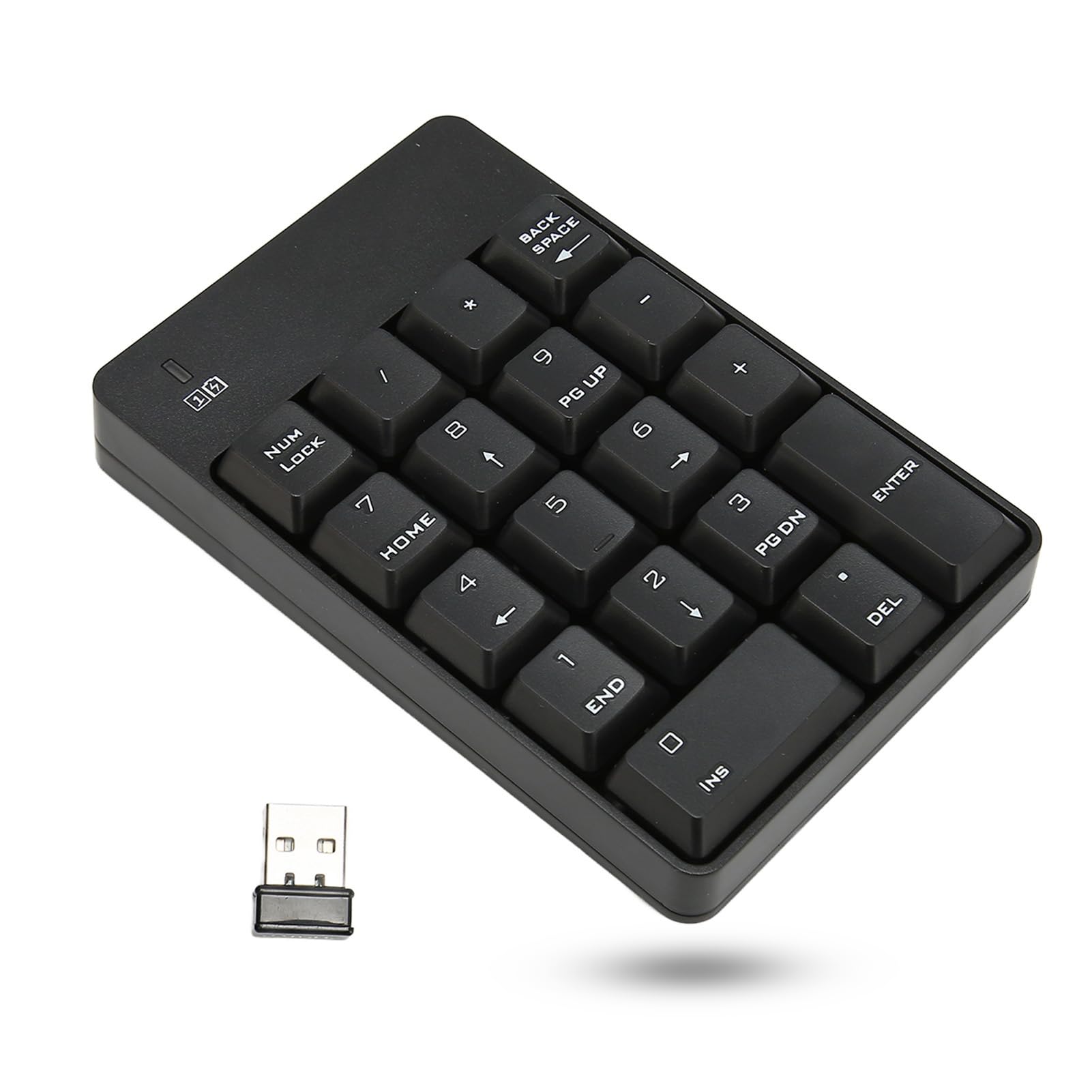 Wireless Number Pad, 2.4GHz Numeric Keypad, Portable Mini USB Keypads ...