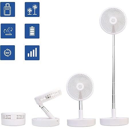 Amazon.com: Primevolve Battery Operated Portable Standing Fan ...