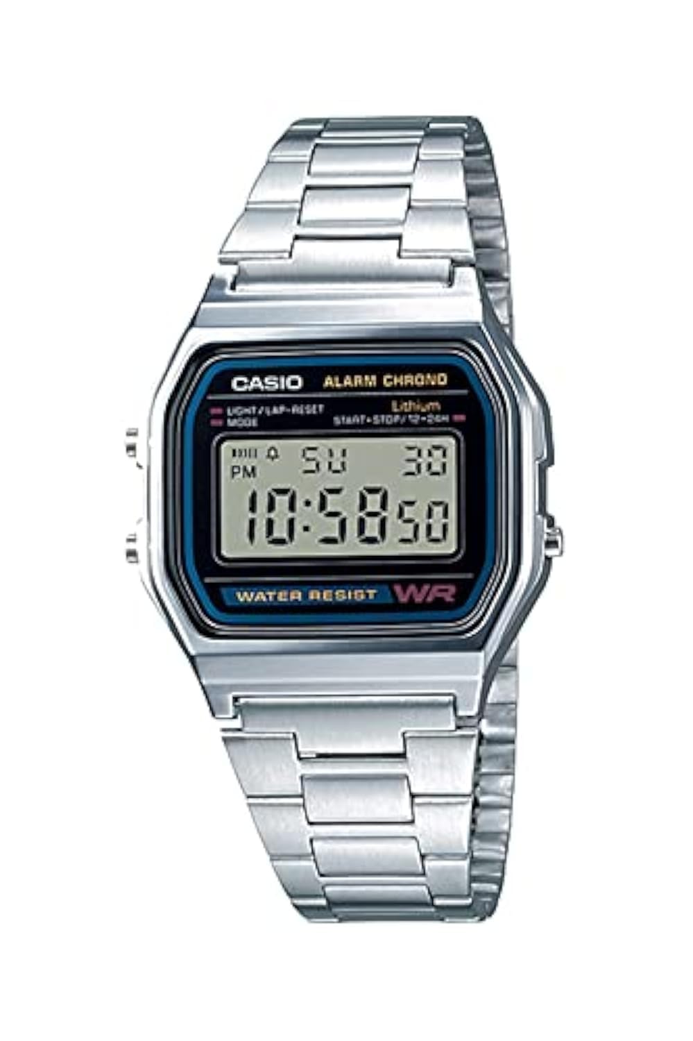 Casio Men's A158W-1 Classic Watch Black : Casio: Amazon.ca: Clothing ...