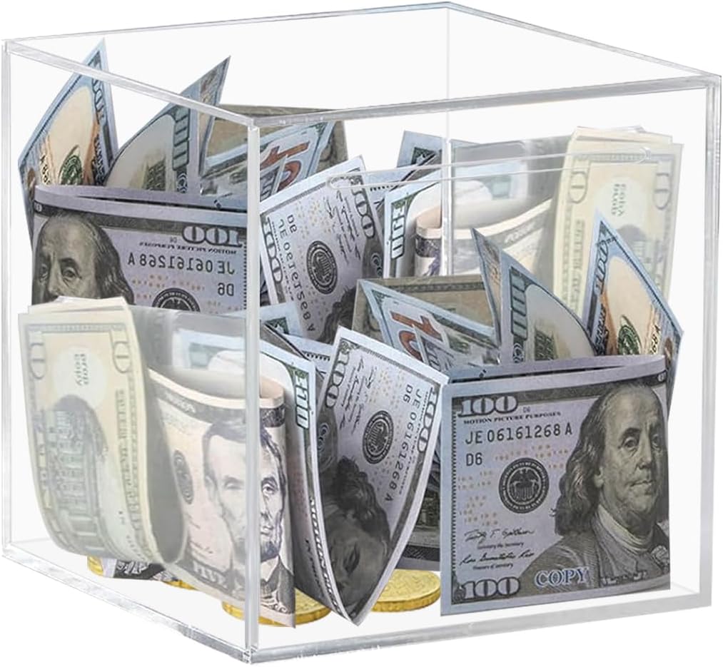 Amazon.com: Clear Piggy Bank for Adults, Adults Money Box with Counter ...