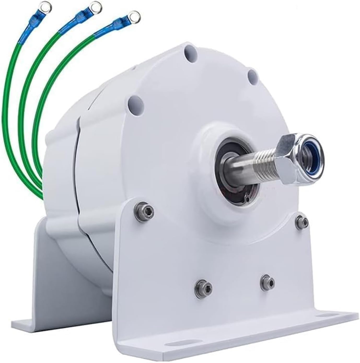 Amazon.com: HYZHANHONG Low RPM Permanent Magnet Alternator,5000W 12V 24V 48V 220V Gearless Free ...