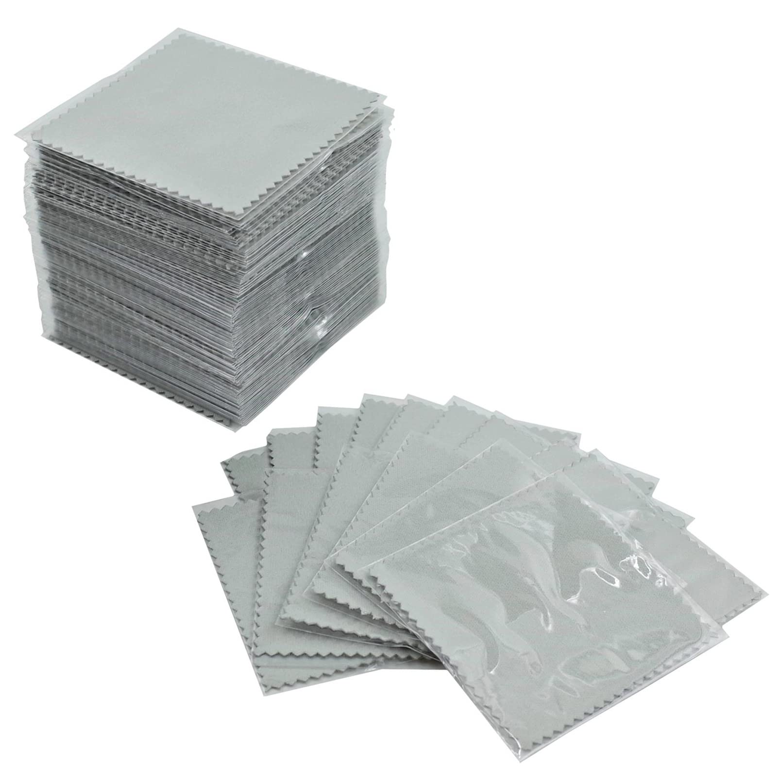 Amazon.co.jp: ZERONOWA シルバー クロス 銀磨き布 布 貴金属磨きクロス (グレー/100枚（個別包装）) : ファッション