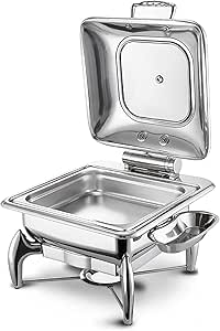 Amazon.co.jp: Food Heated Buffet Server - Buffet Tray with Lid, Table ...