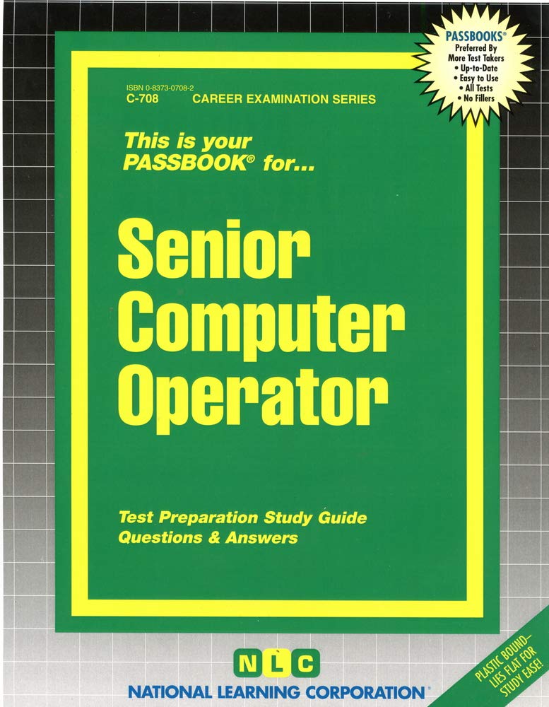Senior Computer Operator(Passbooks) (Career Examination Series ...