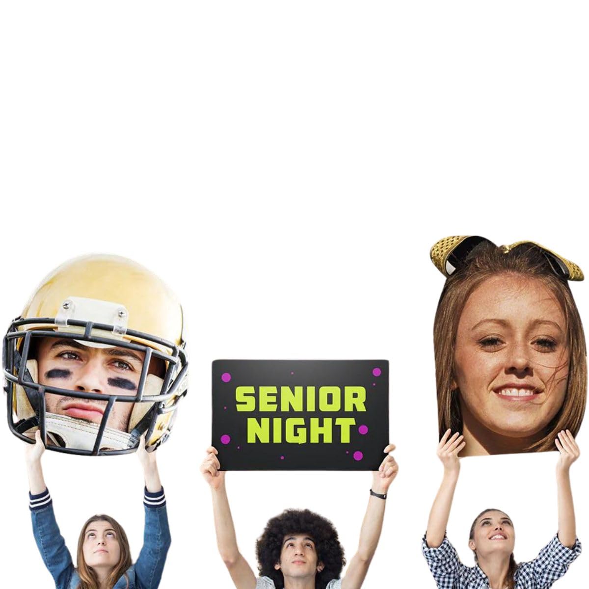 Amazon.com: Best BIG Heads™ Senior Night! Cutouts (2-ft Giant Head ...