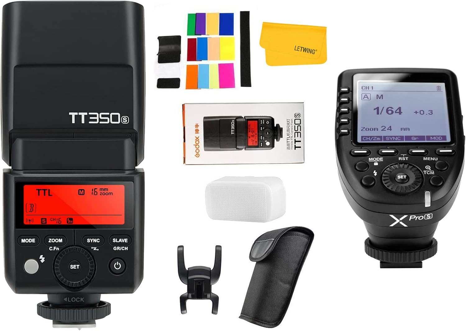 Amazon.com : Godox TT350S Flash Speedlite for Sony Camera, 2.4G ...