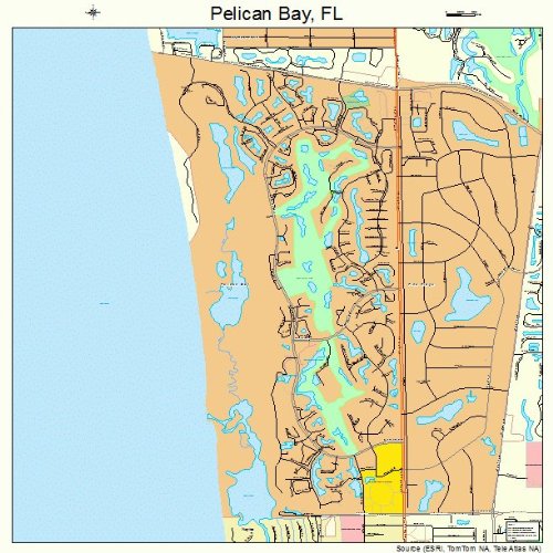 Map Of Pelican Bay Naples Florida