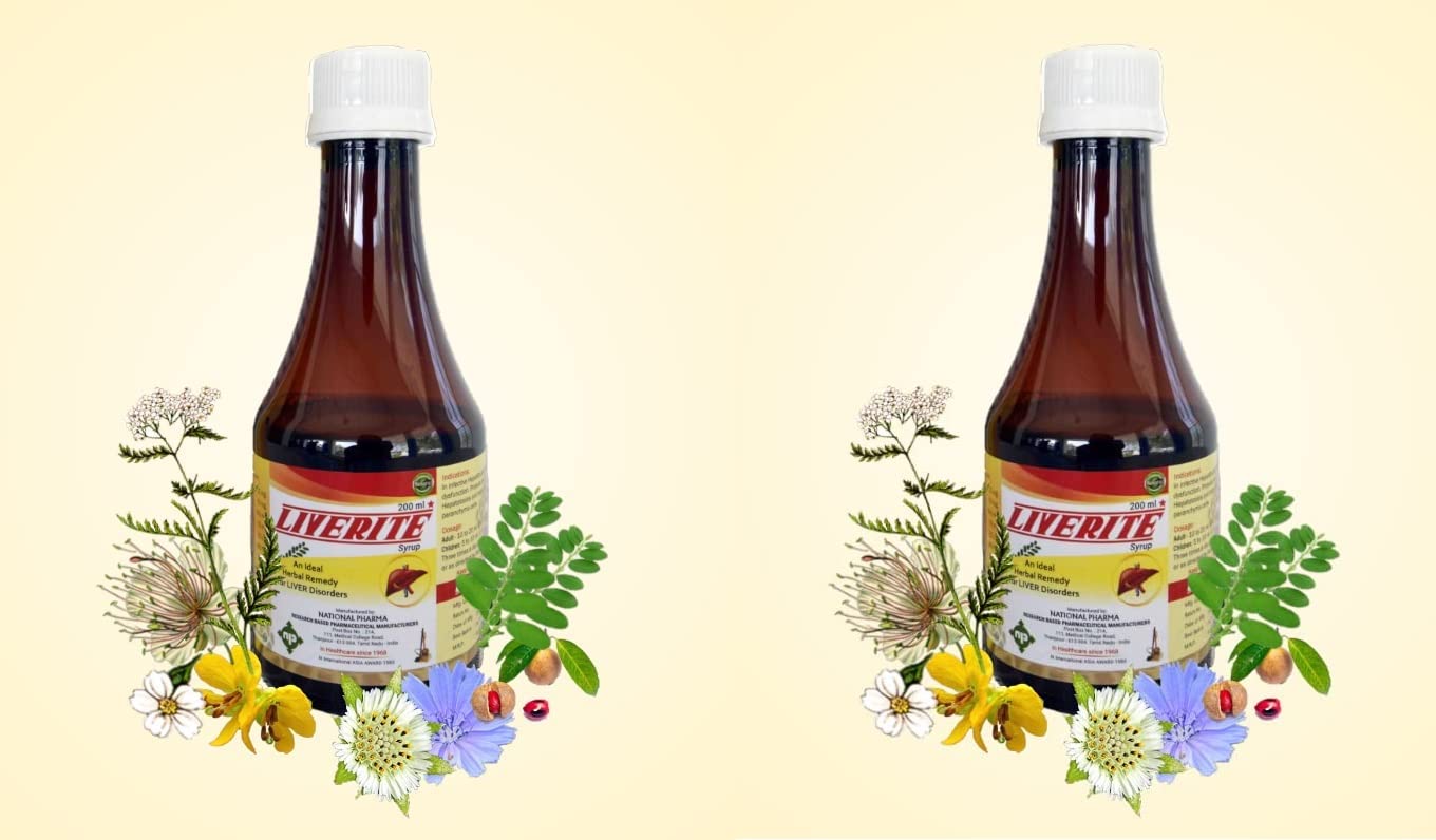 Buy Liverite Syrup | For Adults & Kids | 200ML Pack of 2 Pic. Online at ...