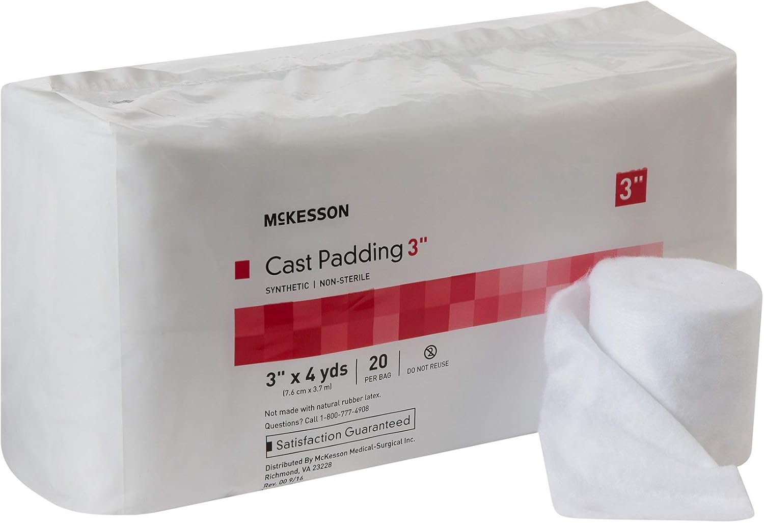Amazon.com: McKesson Cast Padding, Non-Sterile, Polyester, 3 in x 4 yds ...