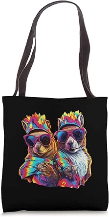 Amazon.com: Squirrels at a Rave Tote Bag : Clothing, Shoes & Jewelry