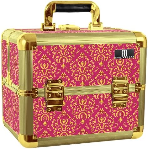 Roo Beauty Mombasa Pink And Gold Beauty Case : Amazon.co.uk: Fashion