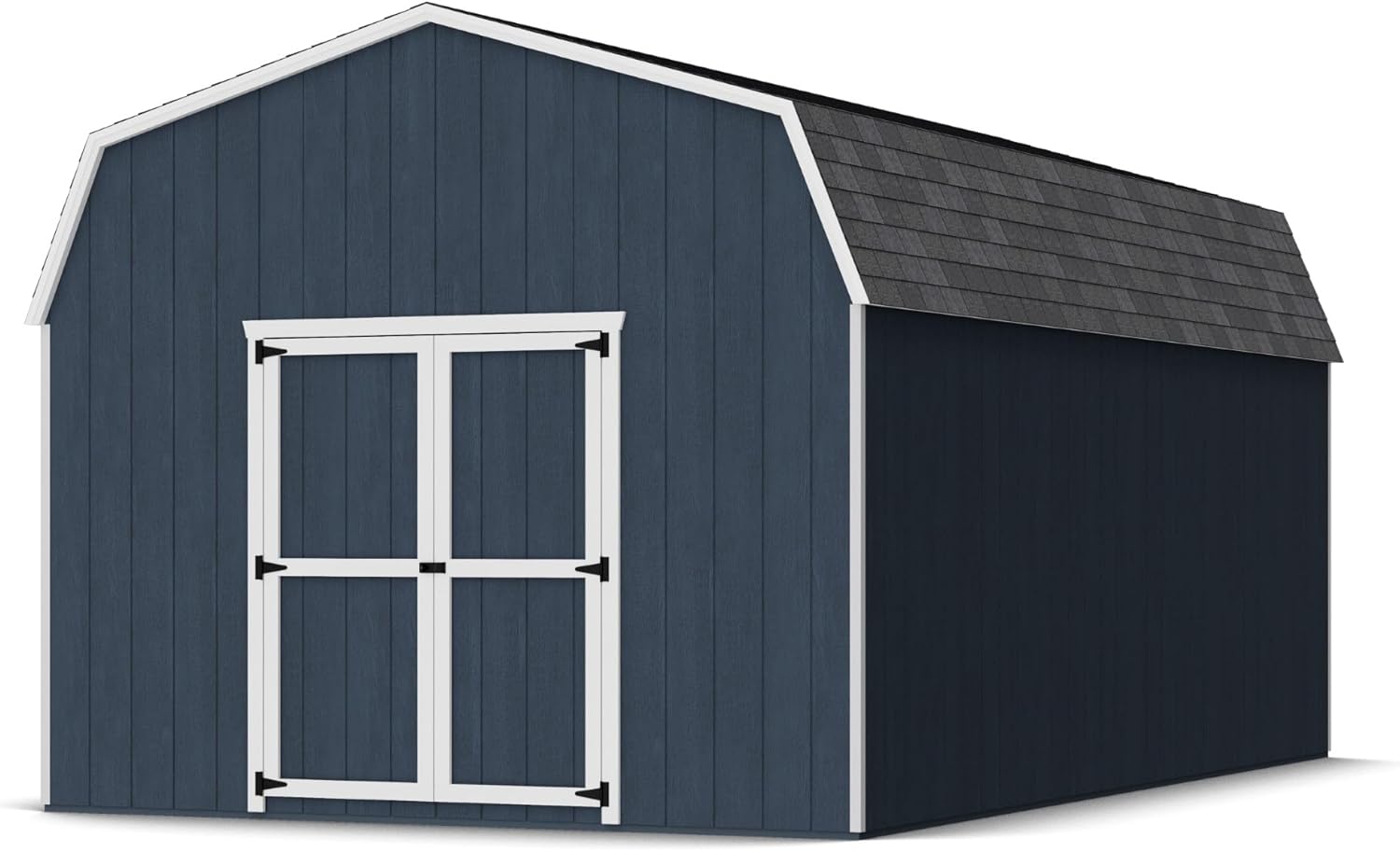 Amazon.com : Little Cottage Co. 12x20 Value Gambrel Barn with 6 ft ...