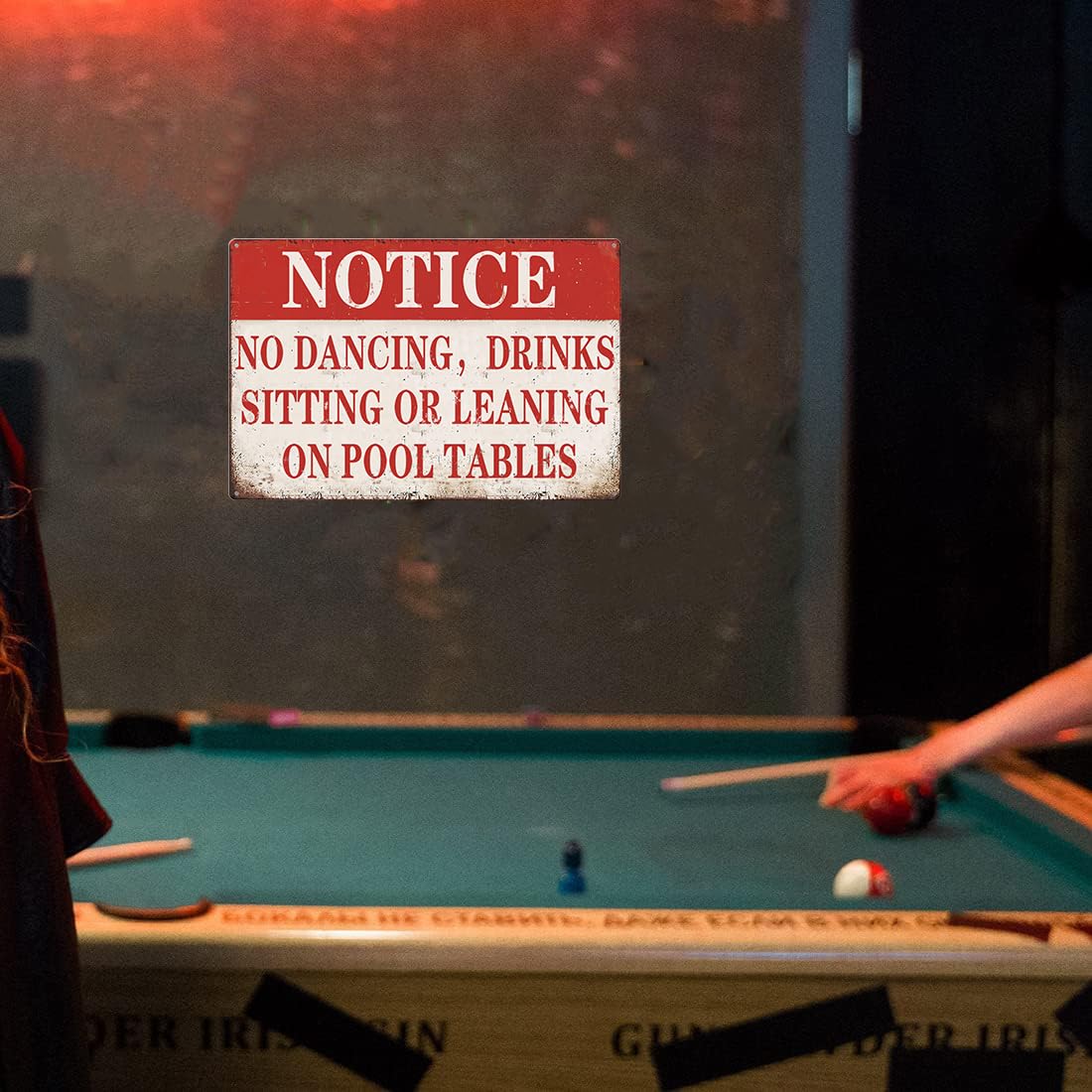 Funny Billiard Room Signs Funny Billiards Metal Sign Pool Table