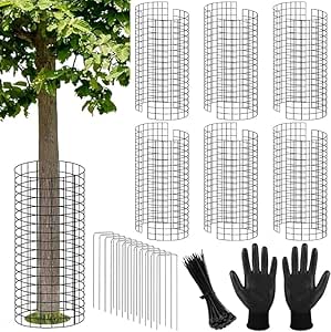 Amazon.com : Erweicet Tree Trunk Protector, 12 Pack Black Tree Trunk ...