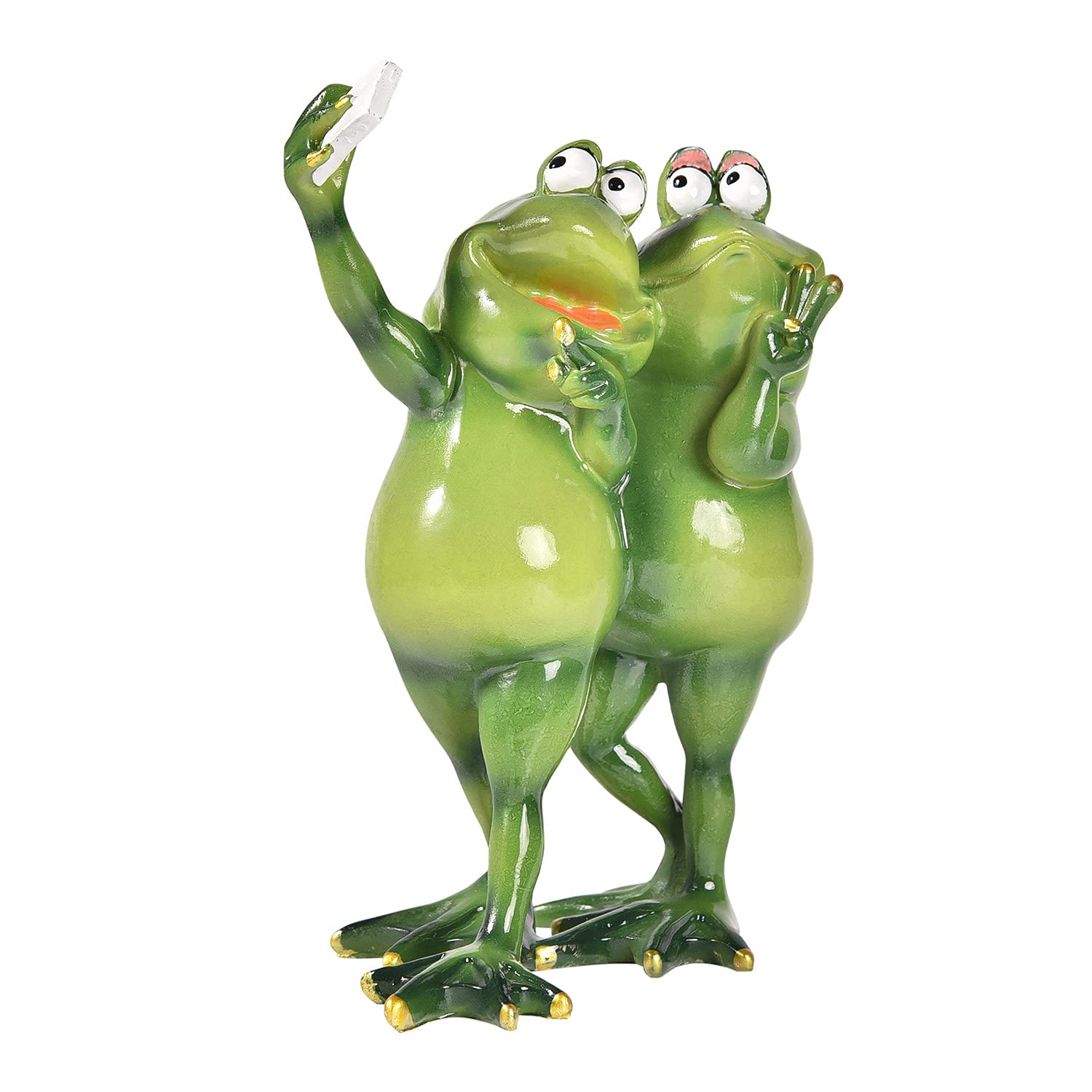 Snapklik.com : Sungmor Creative Frog Figurines - Fun Collectibles For ...