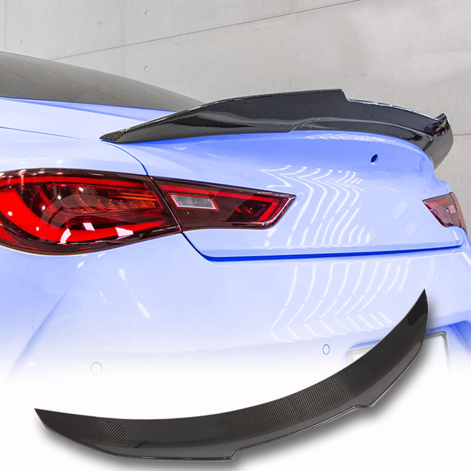 Amazon.com: MotorFansClub Spoiler Trunk Rear Spoiler Wing Lip Fit for ...