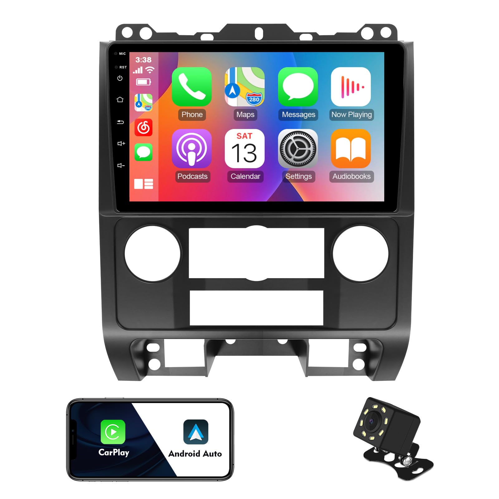 Amazon.com: 2+32G 9 inches Android 10 Double Din Car Stereo for Ford ...