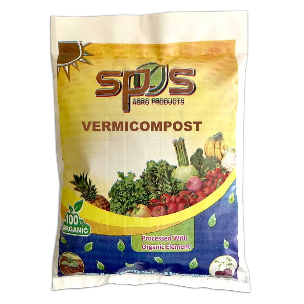 SPS PRODUCT AGRO Vermicompost Organic Fertilizer For Soil (1 KG ...