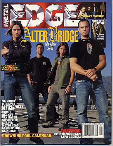 Metal Edge Magazine ALTER BRIDGE Otep DAMAGEPLAN Godhead JOHN 5 ...