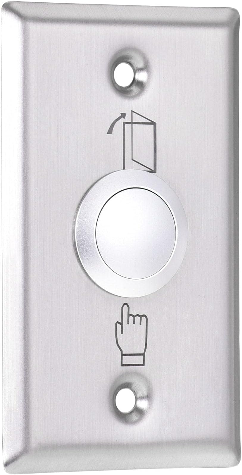 uxcell Push Button Switch Door Open Access Control Stainless Steel ...