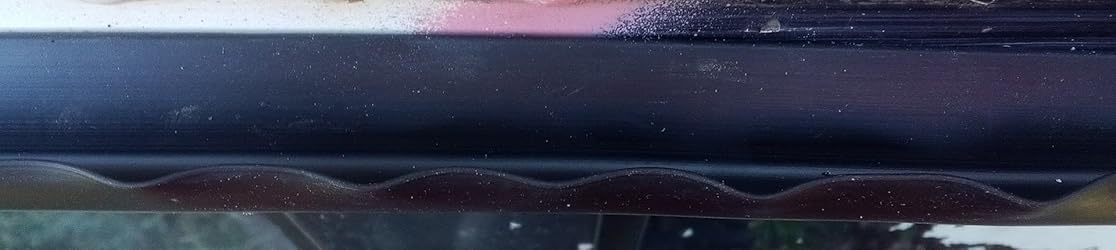 RV Rain Gutter, 40 Feet Length,PTE White Flexible Roof Rain Diverter ...