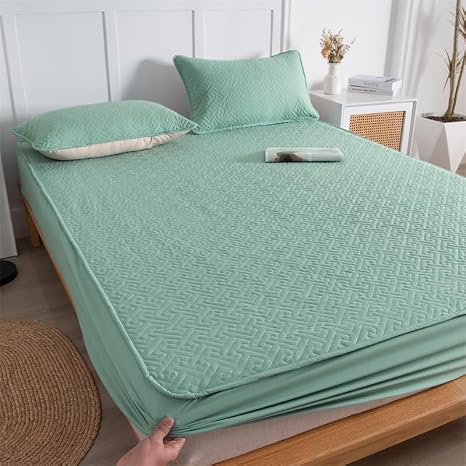 Amazon.com: European Elastic Fitted Bottom Sheet Hotel Quality Soft ...