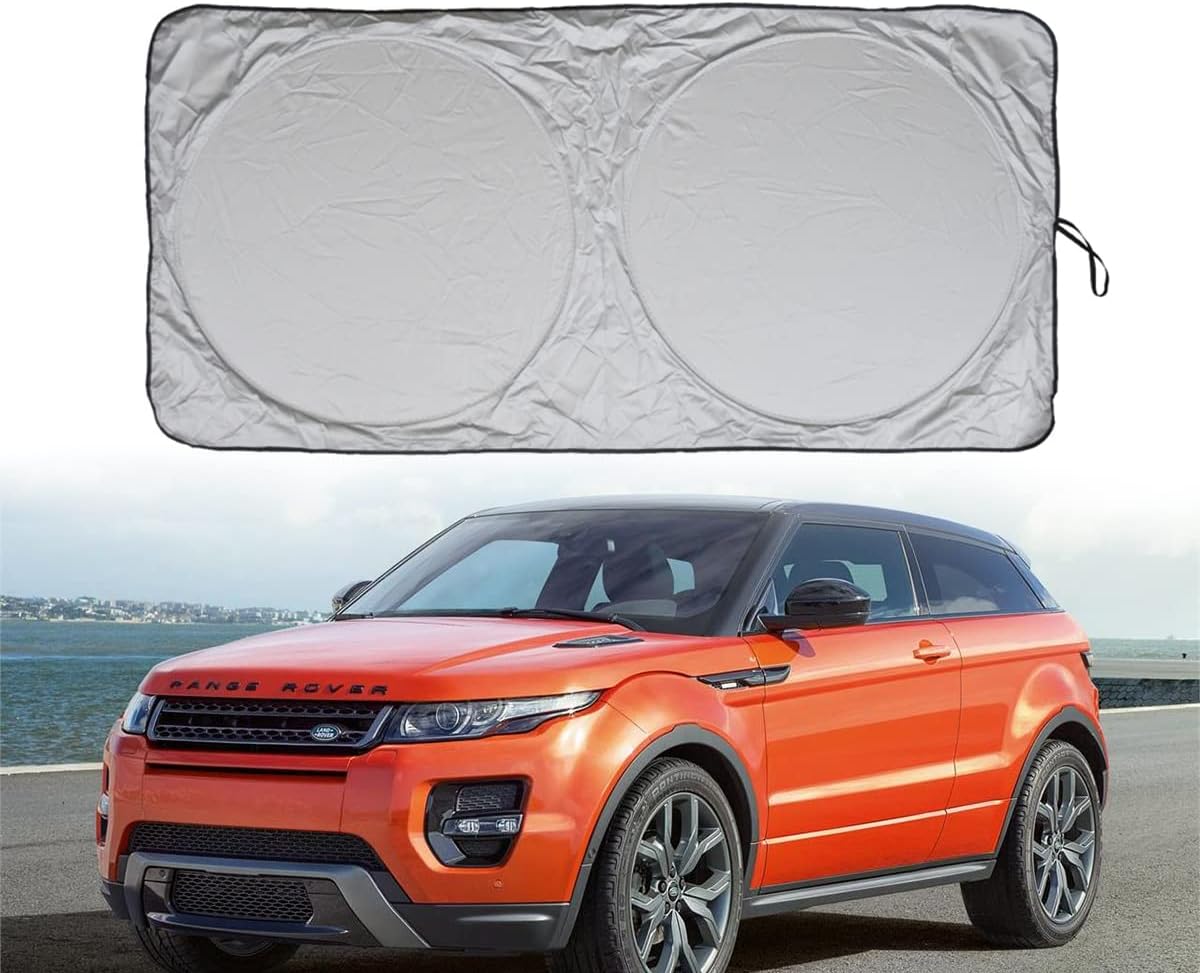 Amazon.com: Car Windshield Sun Shade Sun Visor fit for Evoque Defender ...