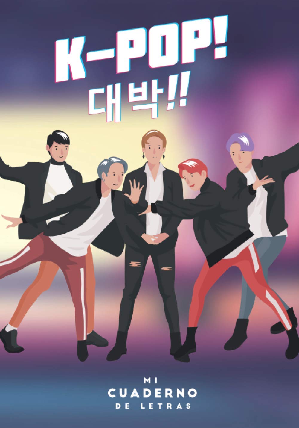 Buy K-Pop - Mi Cuaderno de Letras: 100 páginas para escribir la letra ...