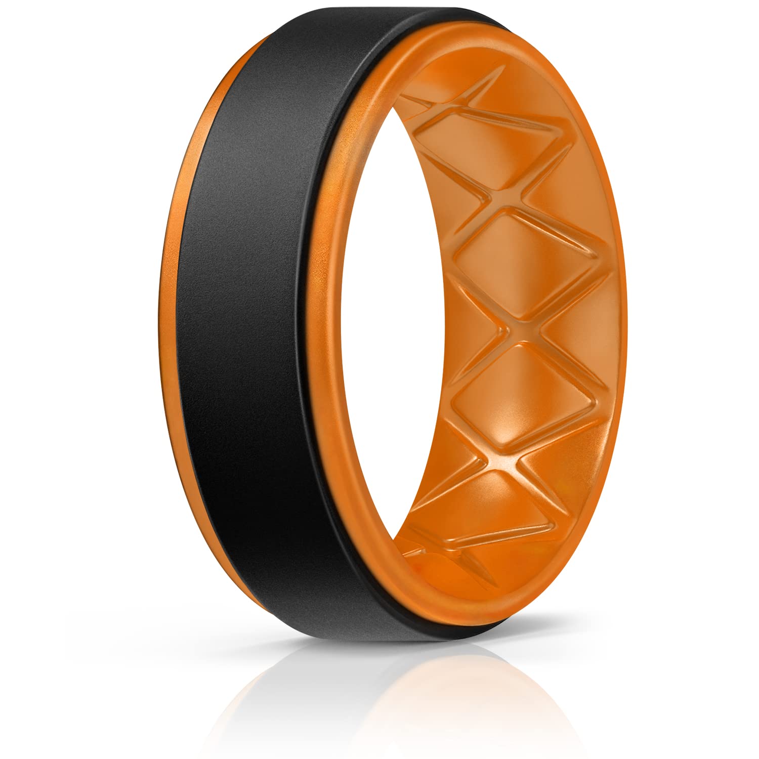 Snapklik.com : Egnaro Silicone Rings For Men 1/4/5/6/7 Multipack Of ...