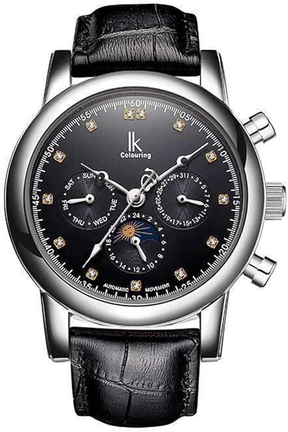 TEINTOP Ik Watches for Men Swiss Automatic Mechanical with Leather Band ...