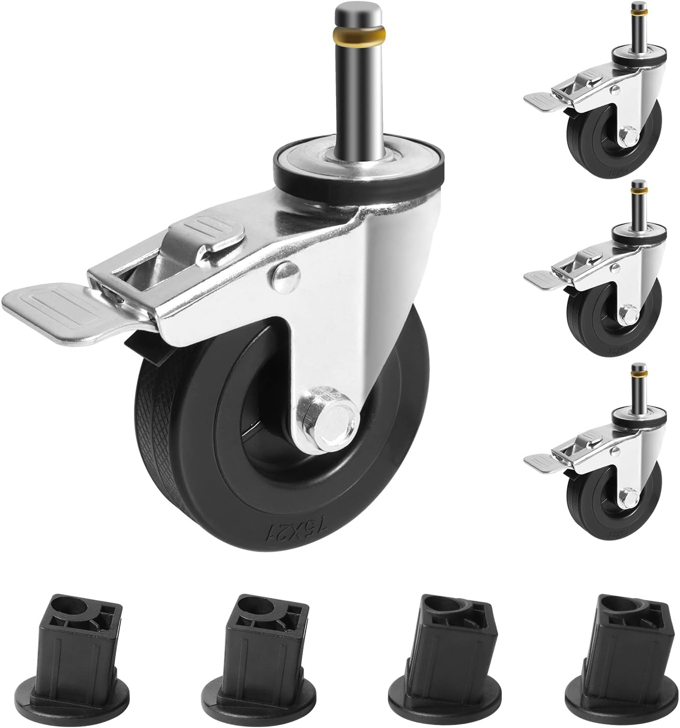 Amazon.com : GRILLHOME 3 Inch Caster Wheels for Blackstone Griddle ...