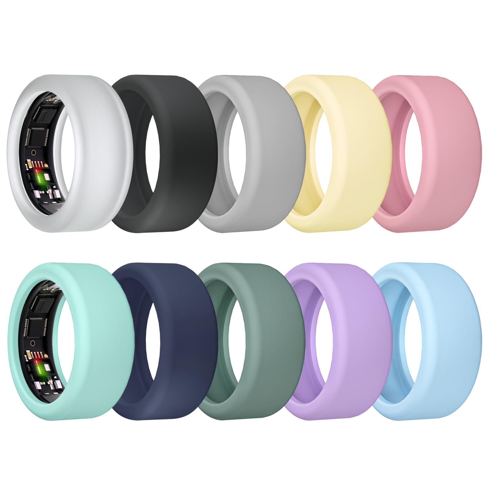 Snapklik.com : MAKCPOIMER 10Pack Ring Cover For ULTRAHUMAN Ring AIR ...