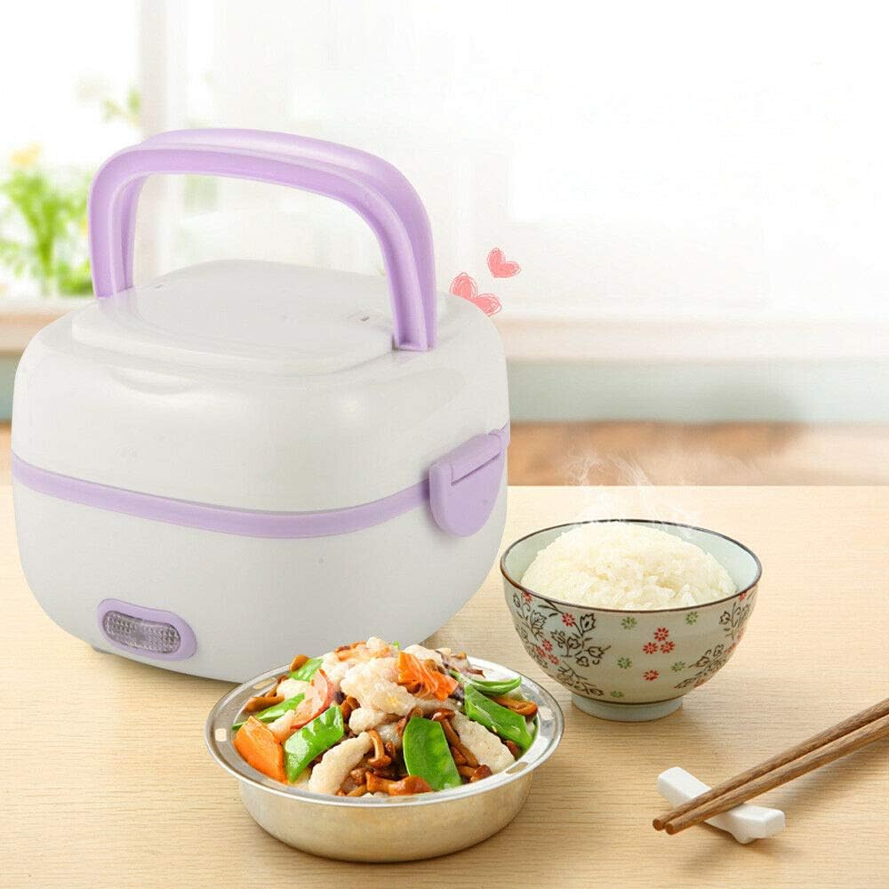 Amazon.com: Electric Lunch Box,3 Layers 2L Portable Electric Heating ...