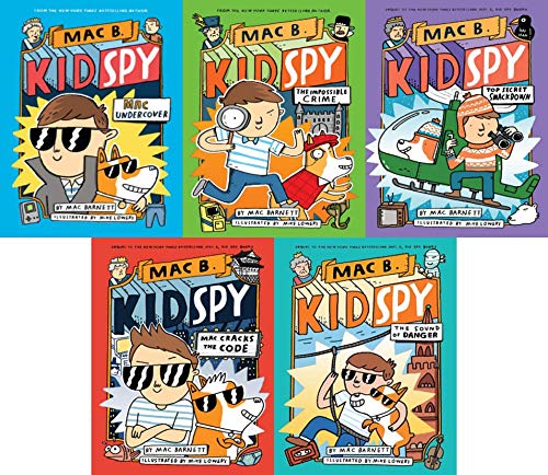 Mac B. Kid Spy Book Series 1-5: Mac Barnett, Mike Lowery: Amazon.com: Books