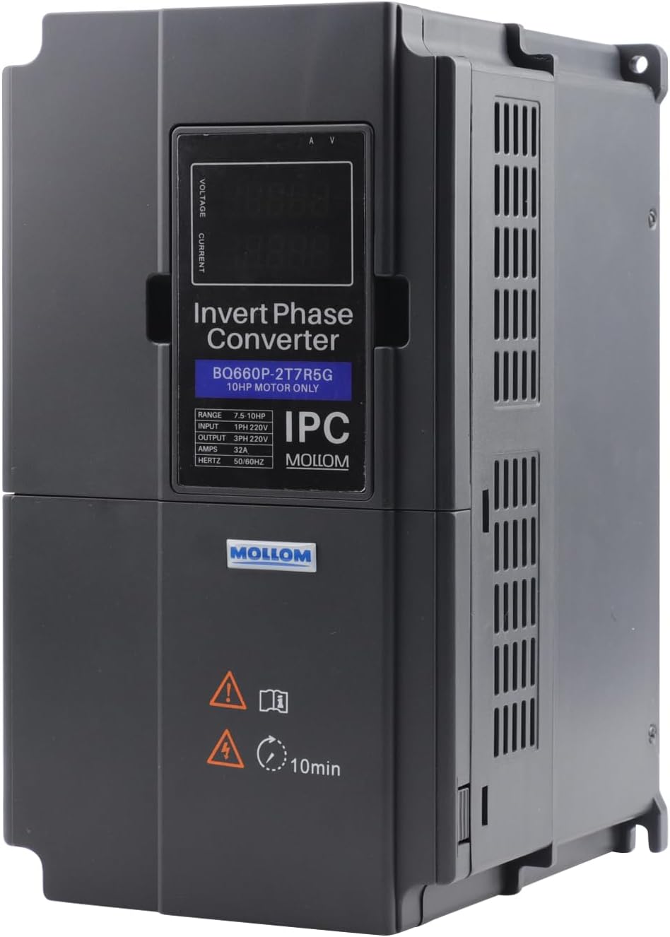 Amazon.com: Mollom 7.5KW 220V Single to 3 Phase Invert Phase Converter ...