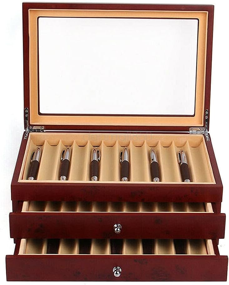Amazon.com: Gdrasuya10 Wooden Fountain Pen Collector Storage Box 3 ...