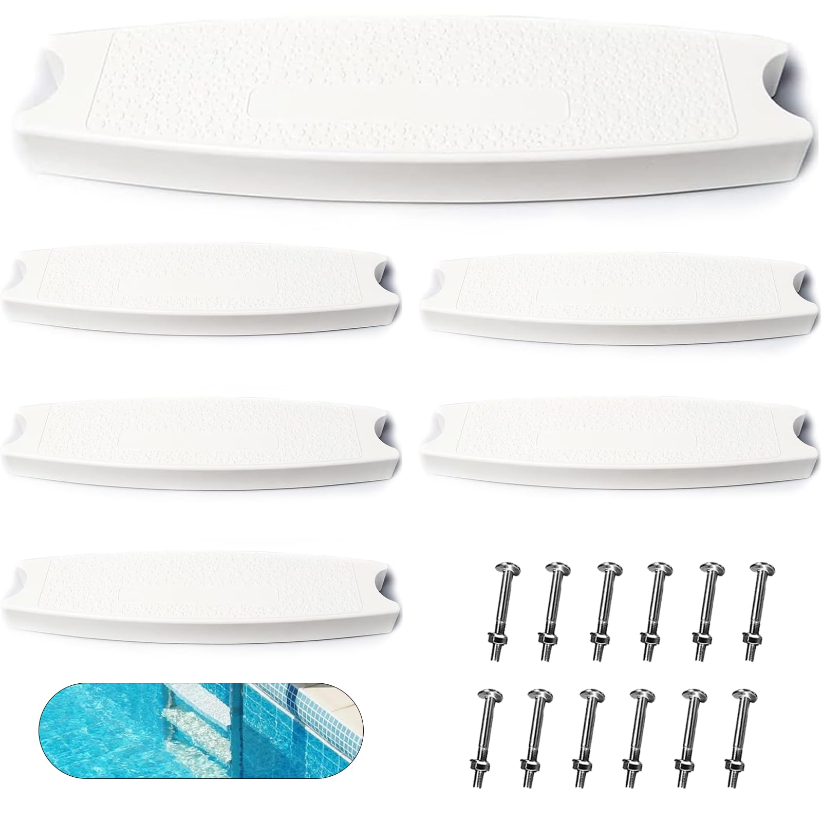 Snapklik.com : TonGass (6-Pack, White) 18" Universal Swimming Pool ...