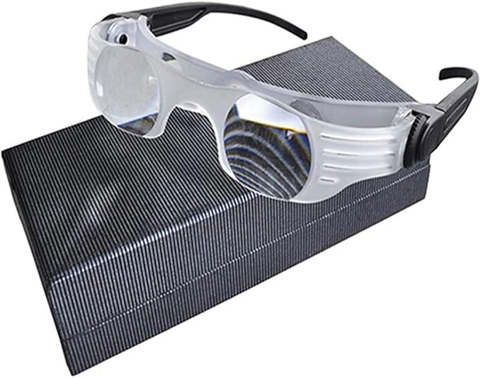 Amazon.com: HongDee Low Vision Magnifier Glasses Far View Magnifier ...