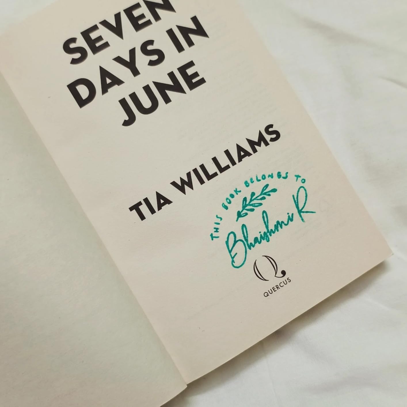 Buy Seven Days in June Book Online at Low Prices in India | Seven Days ...