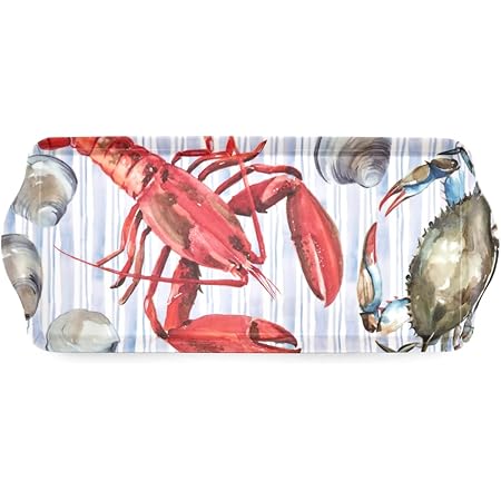 Amazon.com | Pimpernel - Summer Feast Collection Sandwich Tray - 15.1 ...