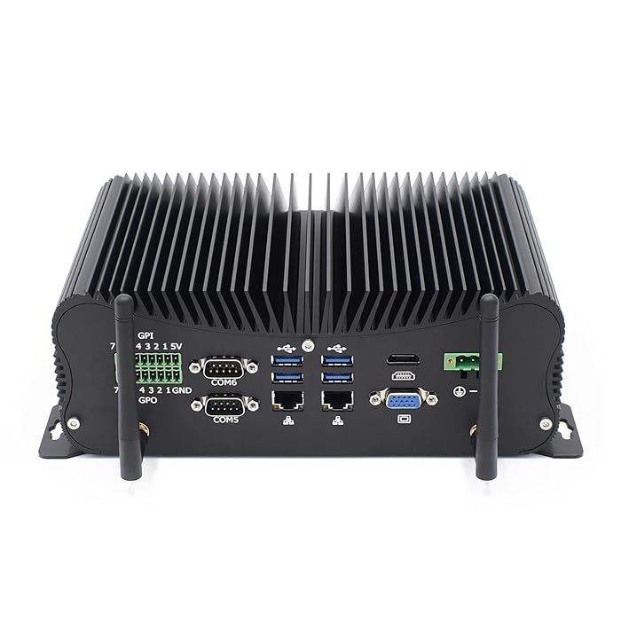 Buy Full Metal Industrial Mini PC Windows 10 Pro Fanless Mini ...