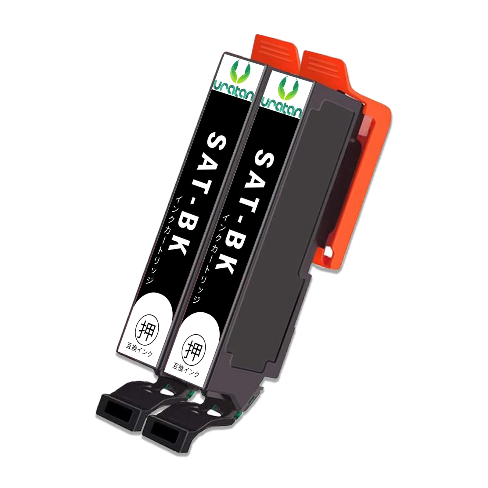 Amazon.co.jp: 【Uratan】SAT-BK 2本セット サツマイモ ブラック 互換品 互換用 インク 互換インクカートリッジ ...