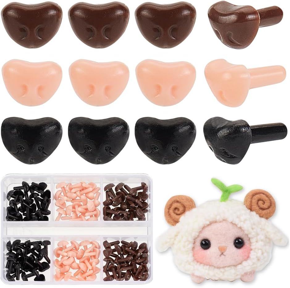 Amazon.com: PH PandaHall 120PCS Safety Noses for Amigurumi, 3 Colors ...