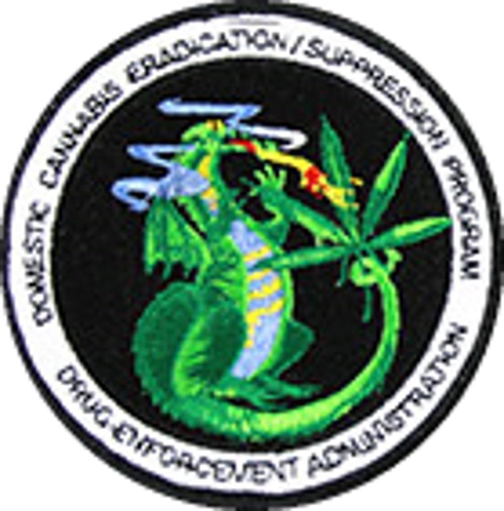 Amazon.com: DEA Domestic Cannabis Eradication Patch Heat Seal ...